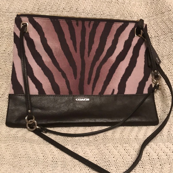 Coach | Bags | Coach Zebra Print Purse | Poshmark